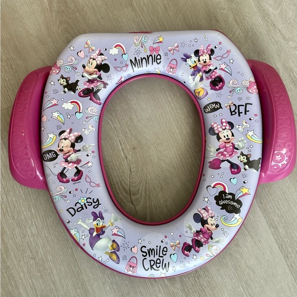 Other | Disney Minnie Mouse Soft Potty Seat Toddlers Potty Seat For ...